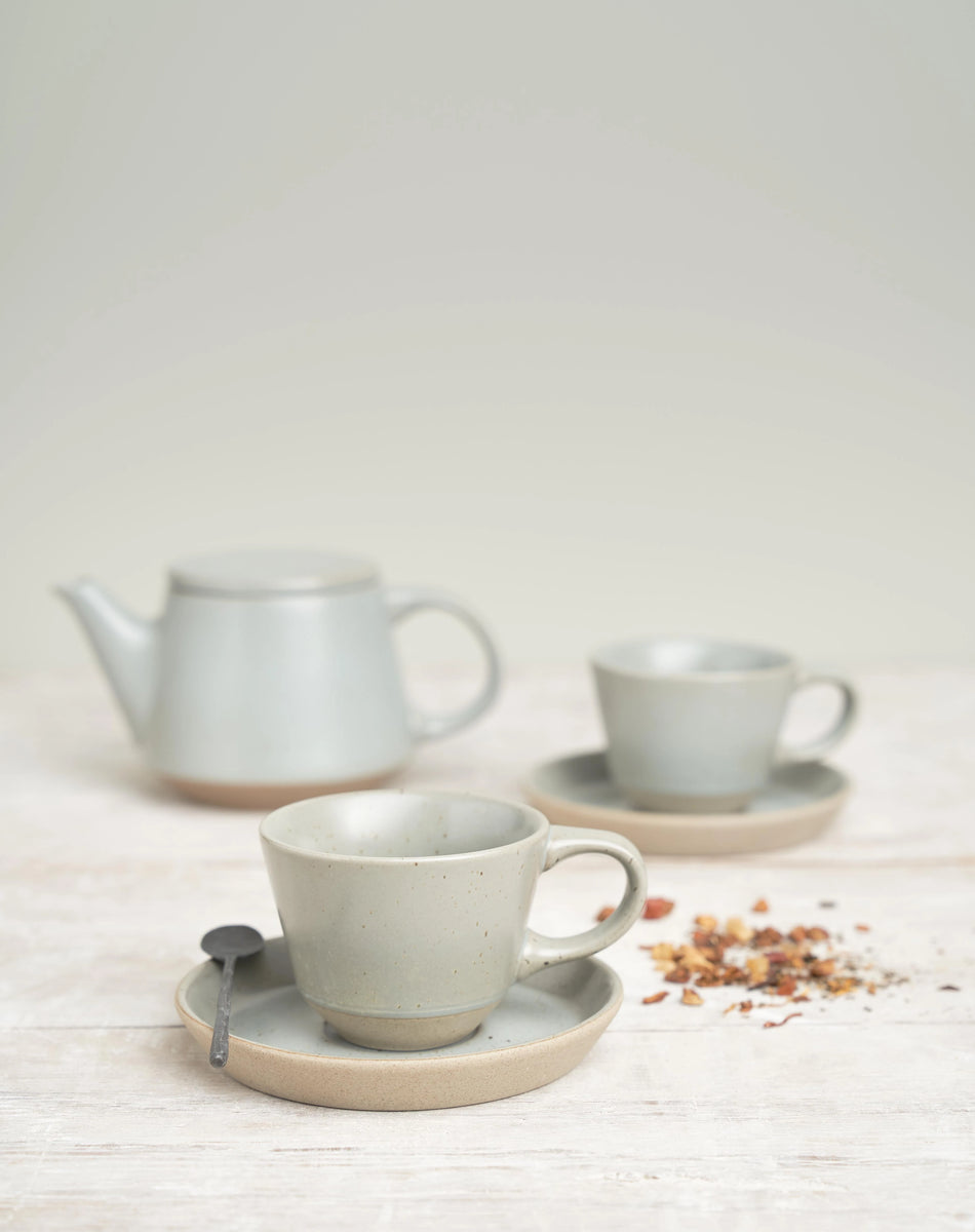 Ritual Matt Grey TEA SET - Robert Gordon Australia – Ollie's Blooms ...